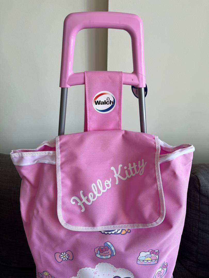 Hello Kitty x Walch Trolley Bag Pink, Furniture & Home Living, Home ...
