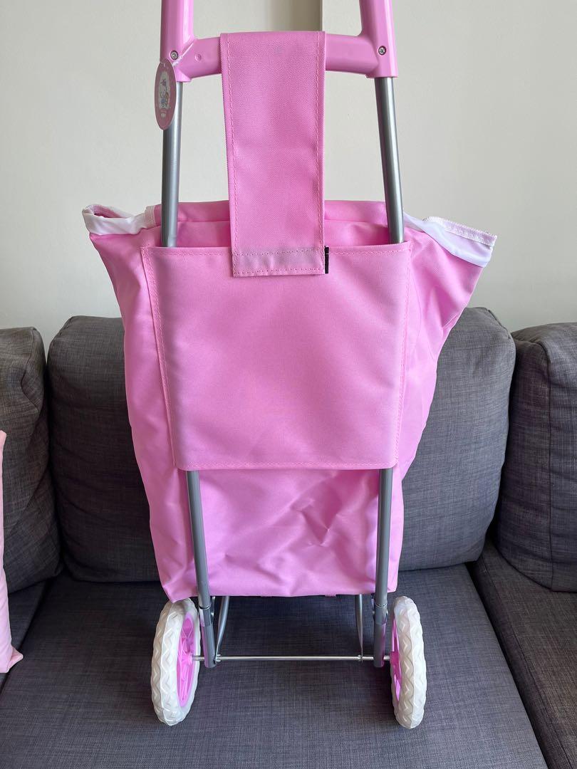 Hello Kitty x Walch Trolley Bag Pink, Furniture & Home Living, Home ...