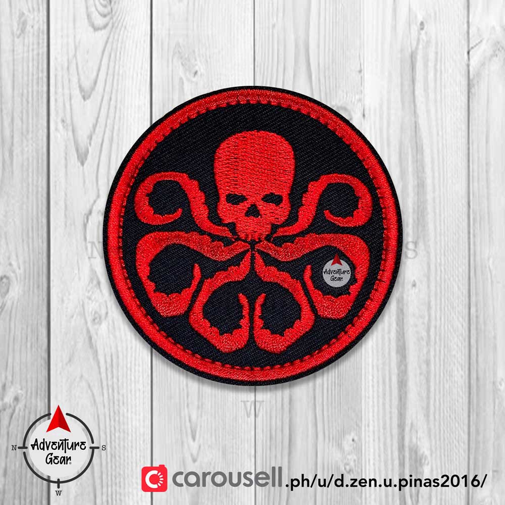 Hydra Logo - MARVEL Tactical Embroidred Morale Patch with Velcro ...