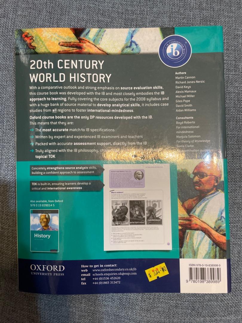 IBDP 20th Century World History (Course Companion), 興趣及遊戲, 書本 & 文具, 教科書 ...