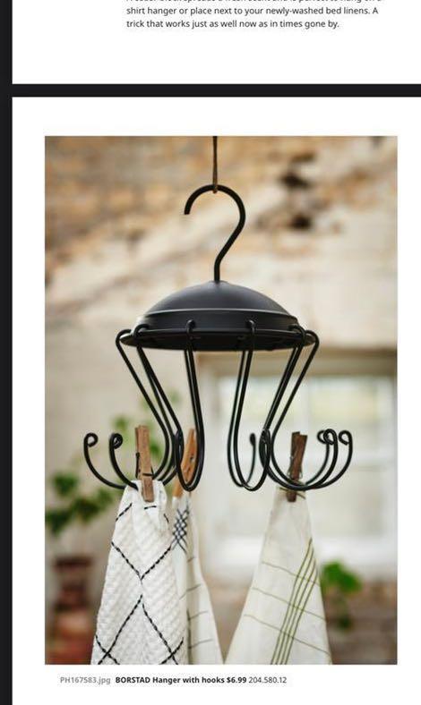 IKEA borstad clothes hanger, Furniture & Home Living, Home Improvement ...