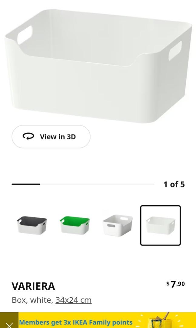 IKEA Variera Large Storage Container, Furniture & Home Living, Home ...