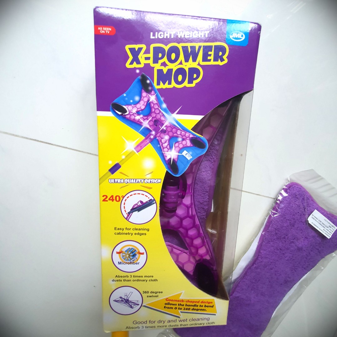 JML X-Power Mop , prefer for window map, Furniture & Home Living ...