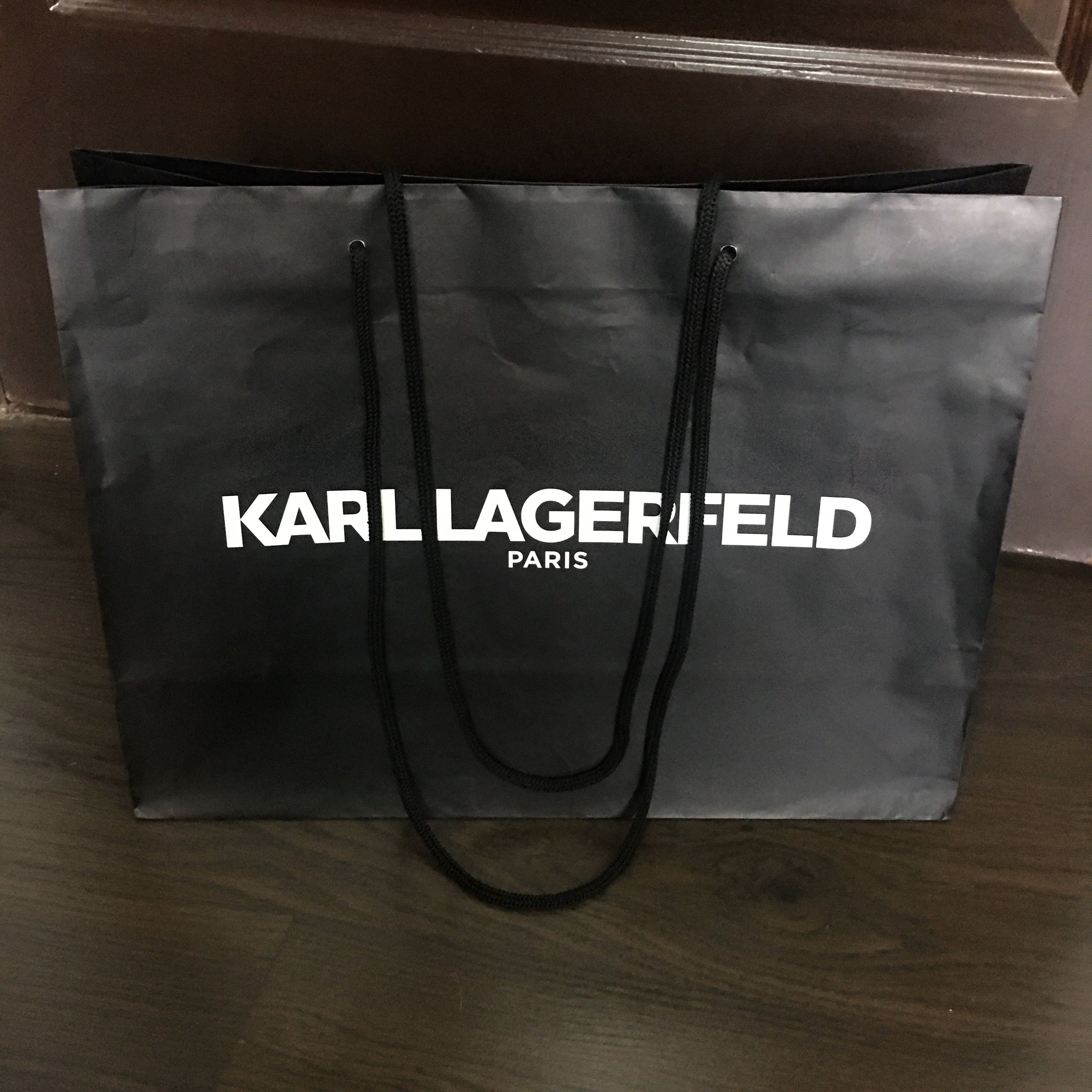 Karl Lagerfeld Paperbag, Luxury, Bags & Wallets on Carousell