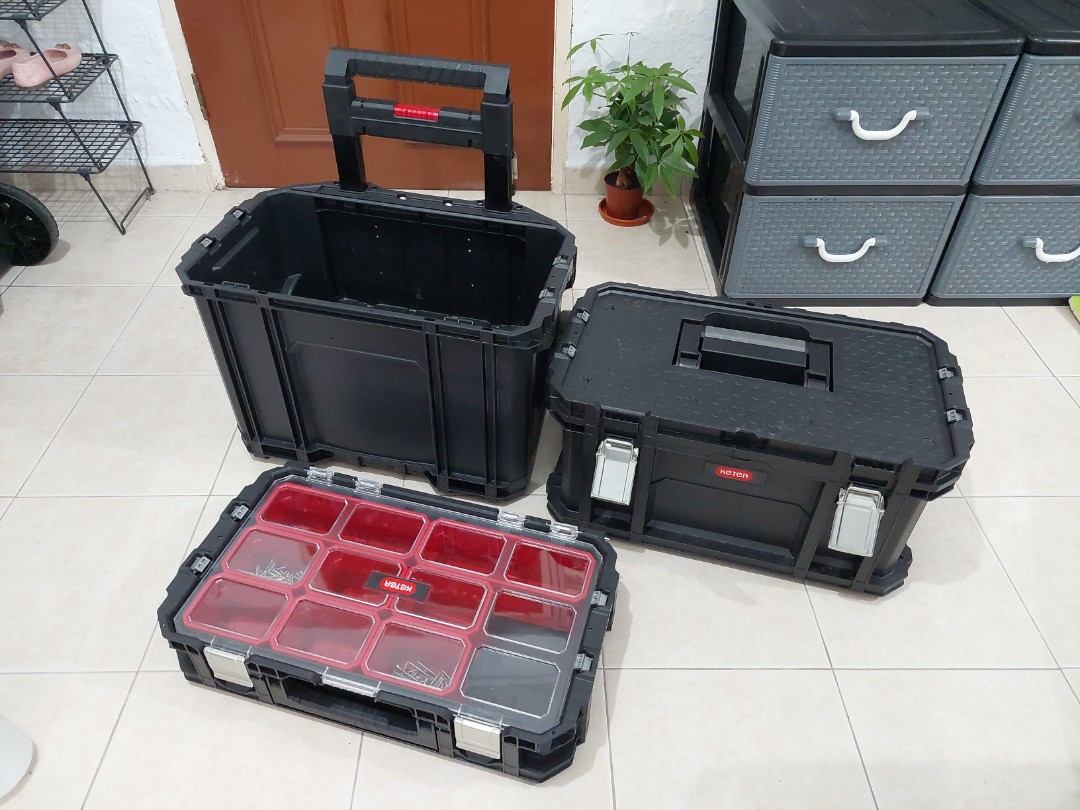 Keter tool box, Furniture & Home Living, Home Improvement ...