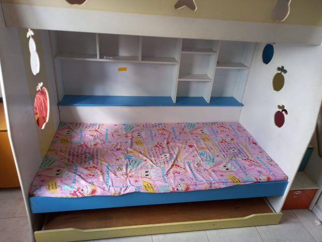 Kids Bunk Bed - Three Layers, Furniture & Home Living, Furniture, Bed ...
