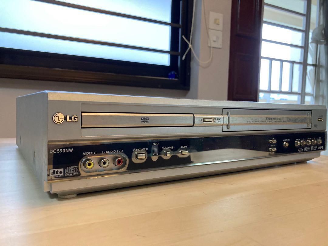 LG vintage DVD + VHS Player DC593NW, TV & Home Appliances, TV ...