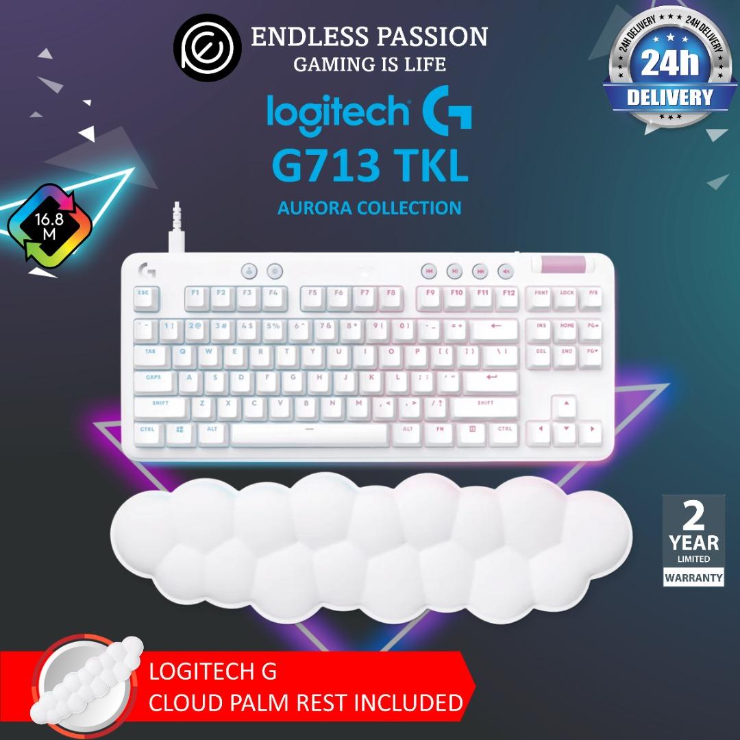 Logitech G713 Wired Tenkeyless RGB Mechanical Gaming Keyboard - Aurora ...