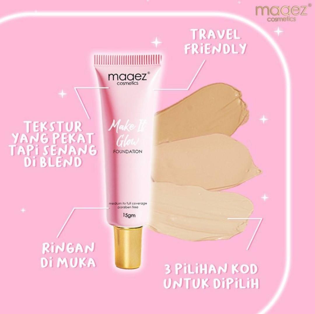Maaez Foundation 15g, Beauty & Personal Care, Face, Makeup on Carousell