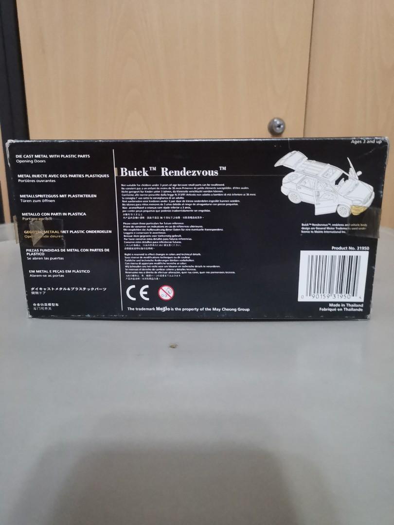 Maisto 1:24 Buick Rendezvous Diecast Car Special Edition Open Door ...