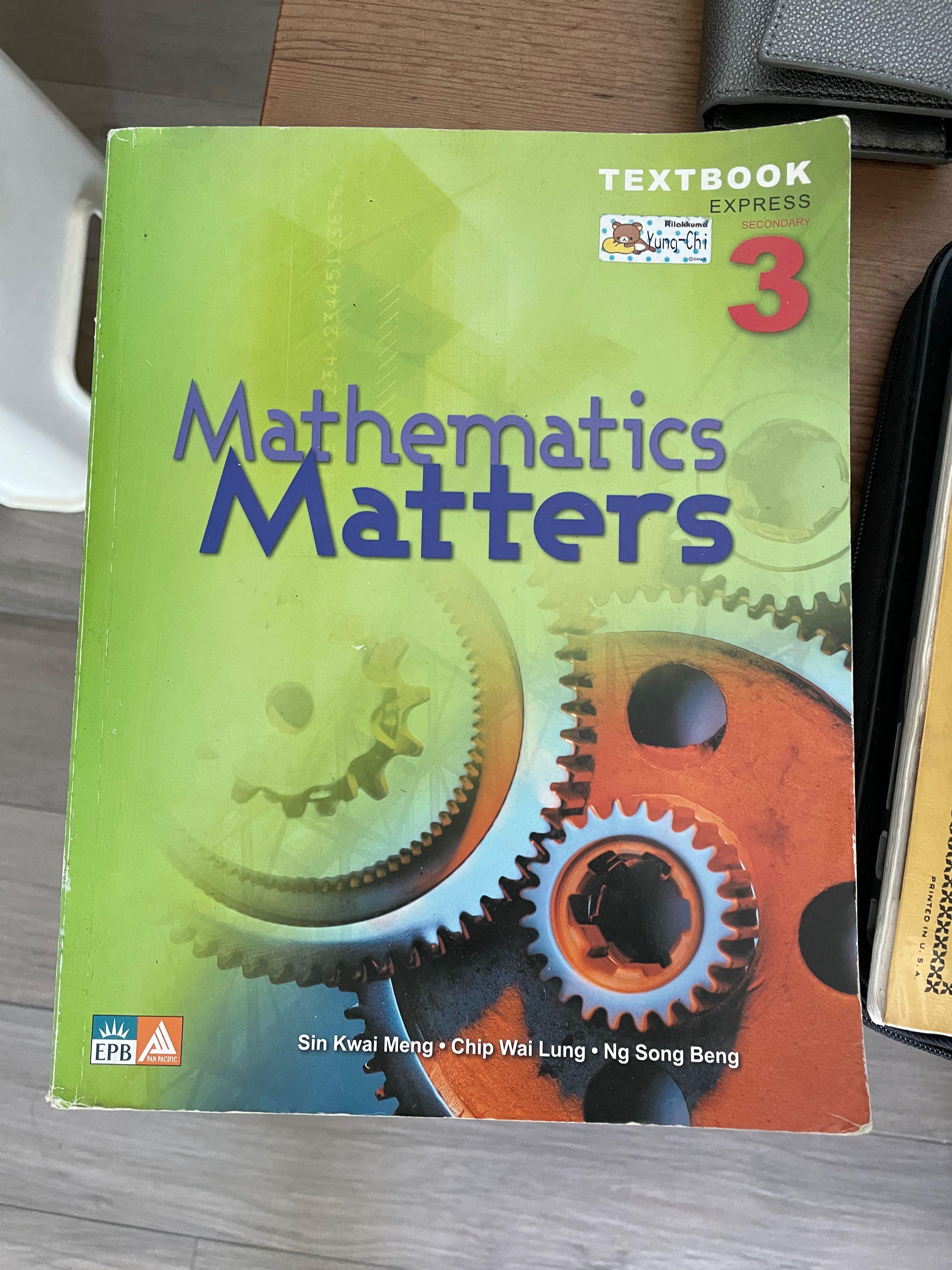 Mathematics Matters Textbook, Hobbies & Toys, Books & Magazines ...