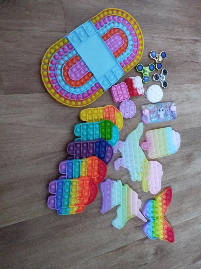 Mega pop-it fidget toys bundle, Hobbies & Toys, Toys & Games on Carousell