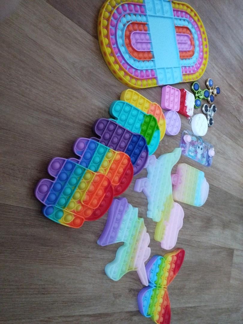 Mega pop-it fidget toys bundle, Hobbies & Toys, Toys & Games on Carousell