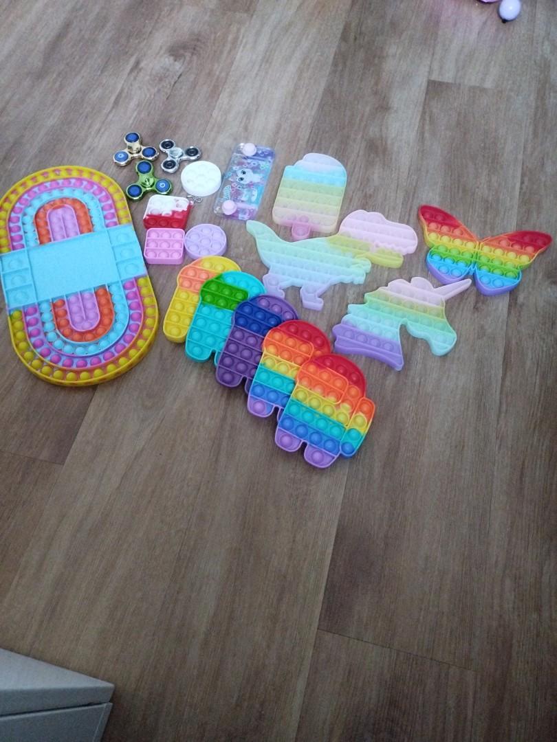 Mega pop-it fidget toys bundle, Hobbies & Toys, Toys & Games on Carousell