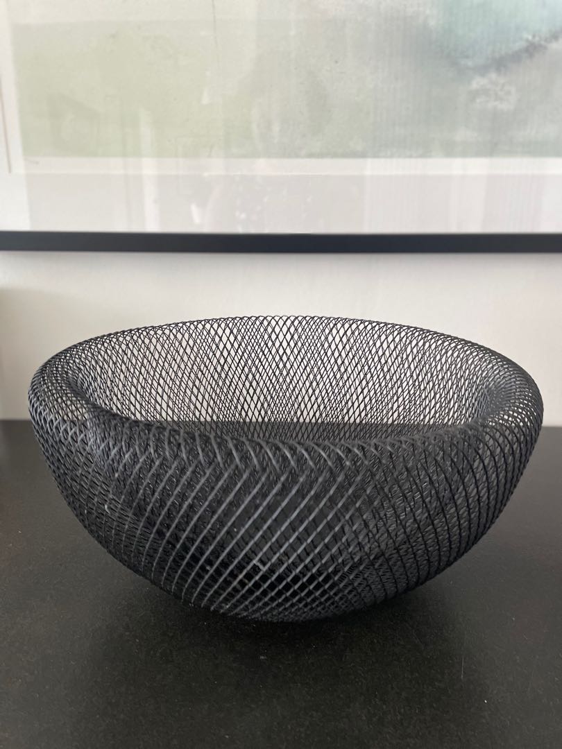 Metal mesh fruit bowl, Furniture & Home Living, Kitchenware & Tableware ...