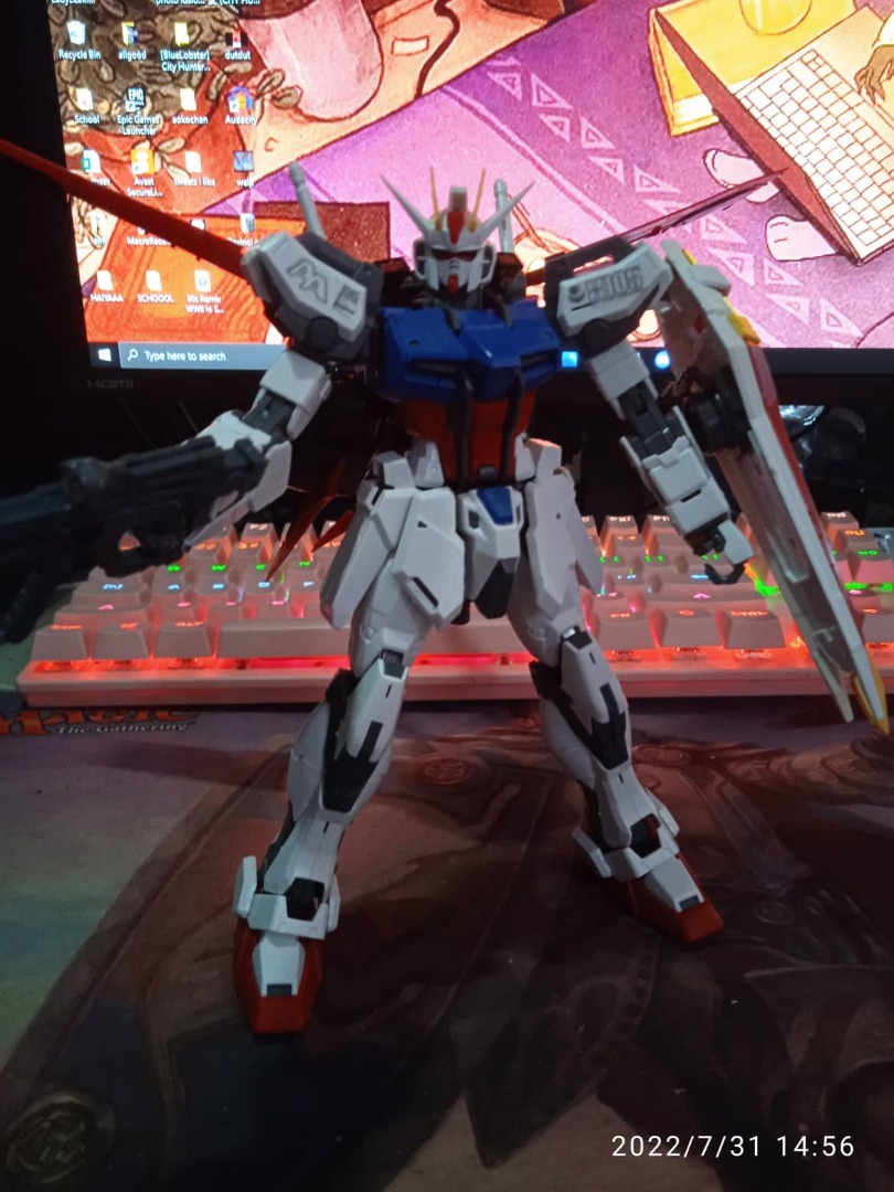 MG Daban Aile strike gundam [Built] only figure, Hobbies & Toys, Toys ...