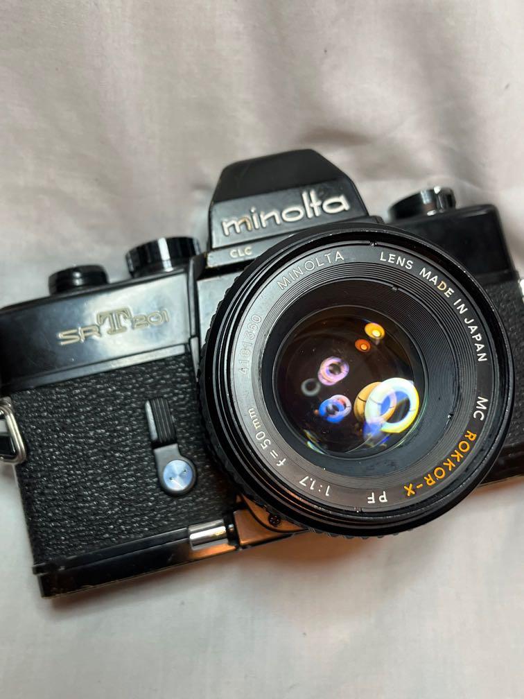 MINOLTA SRT 201 & Lens, Photography, Cameras on Carousell
