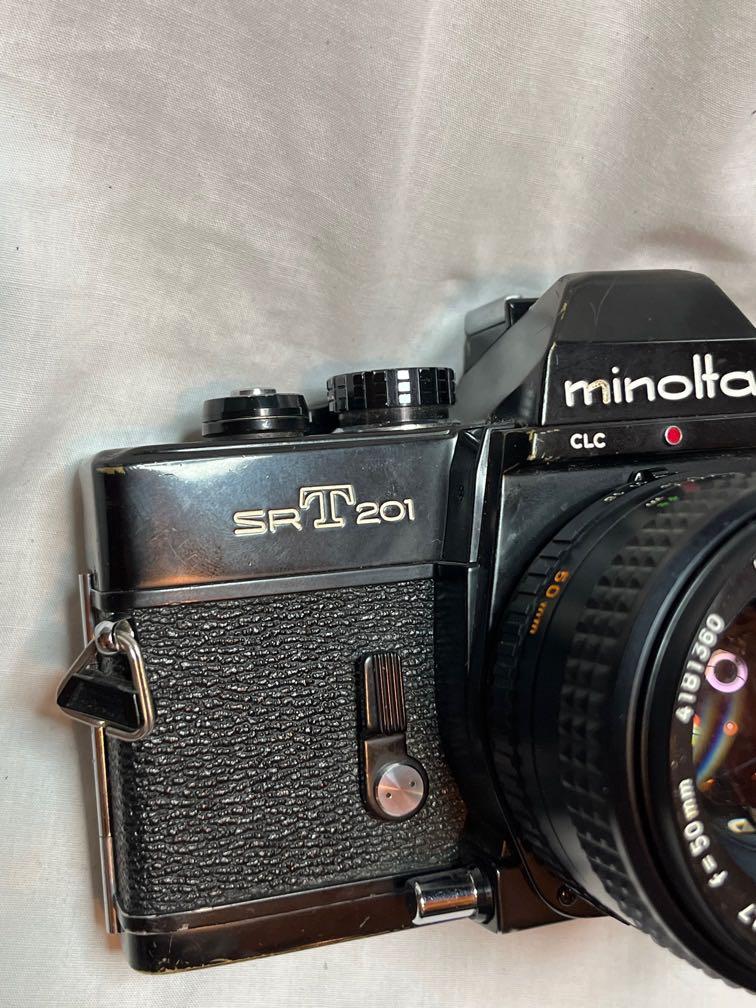MINOLTA SRT 201 & Lens, Photography, Cameras on Carousell