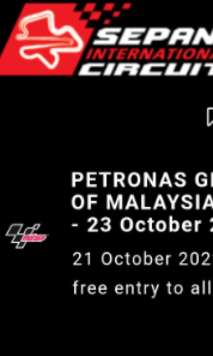 Motogp ticket moto gp sepang MAIN GRANDSTAND, Tickets & Vouchers, Local ...