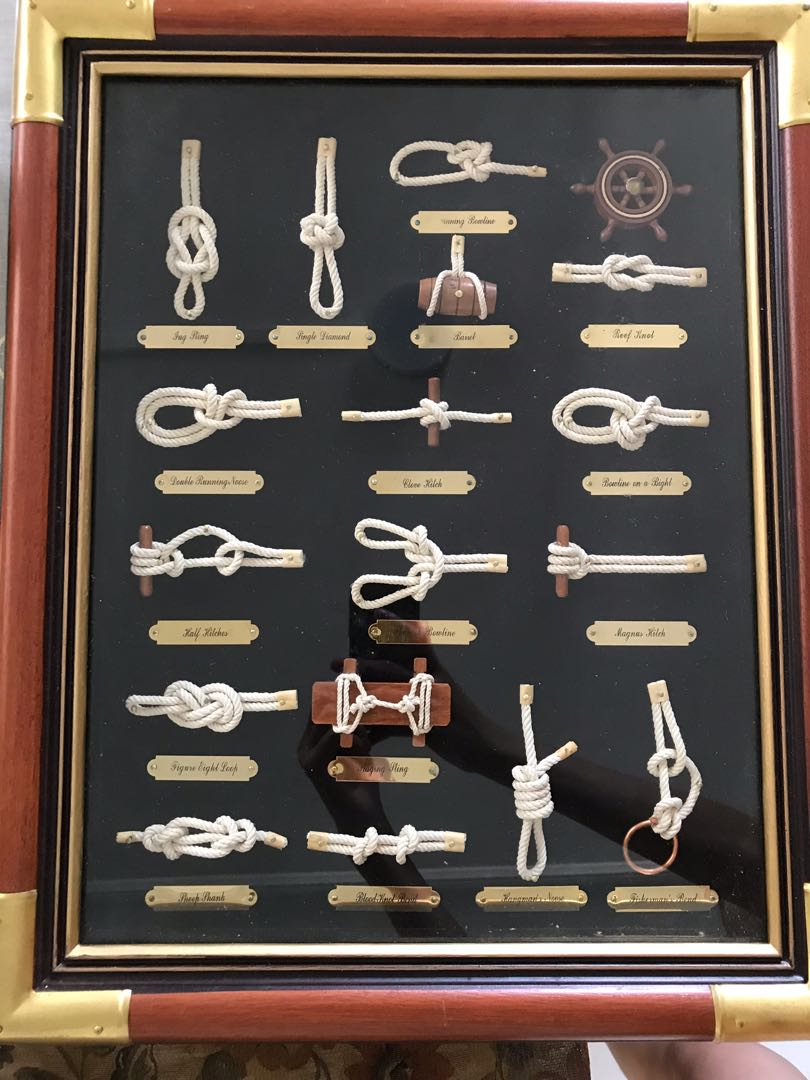 Nautical rope frame, Furniture & Home Living, Home Decor, Frames ...
