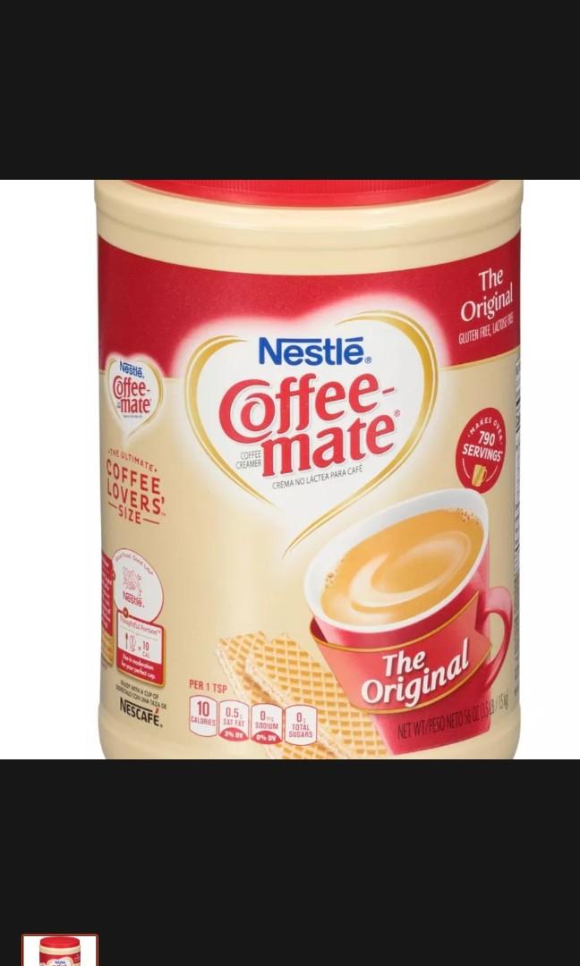Nestle coffee mate original 1.5 kg, Food & Drinks, Beverages on Carousell