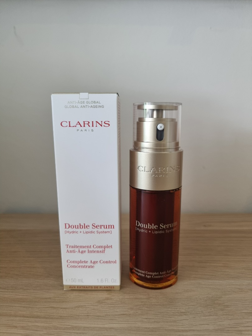 [NEW] 2x Clarins Double Serum (50 ml), Beauty & Personal Care, Face, Face Care on Carousell