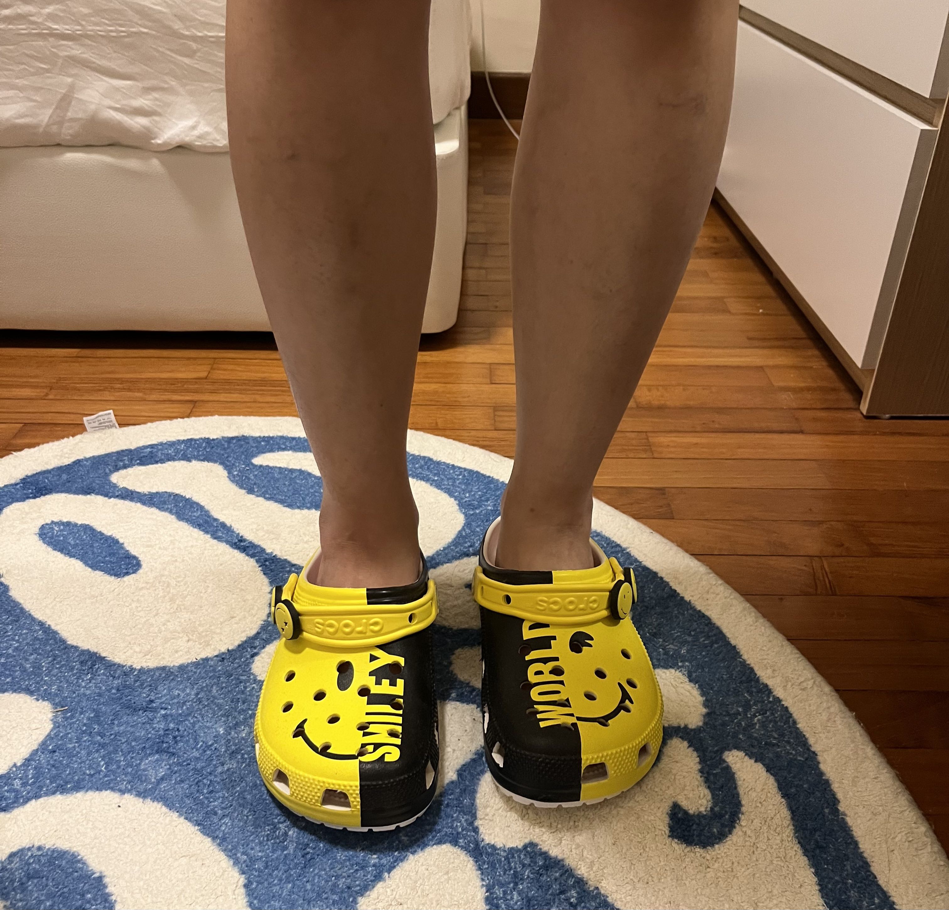 New Crocs - Smiley world, Women's Fashion, Footwear, Flipflops and ...