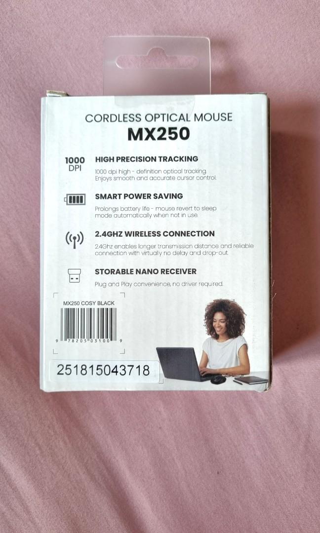 [NEW] MX250 Sensonic Cordless Optical Mouse, Computers & Tech, Parts ...