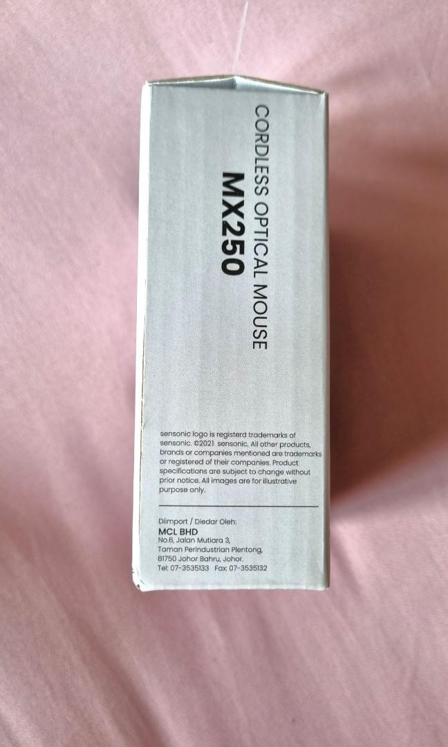[NEW] MX250 Sensonic Cordless Optical Mouse, Computers & Tech, Parts ...