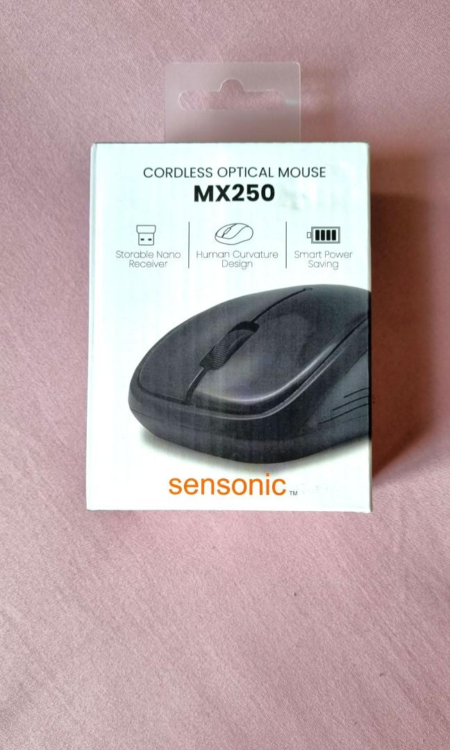 [NEW] MX250 Sensonic Cordless Optical Mouse, Computers & Tech, Parts ...