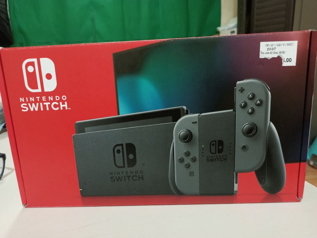 Nintendo Switch V2 with receipt 07/22/2022, Video Gaming, Video Game ...
