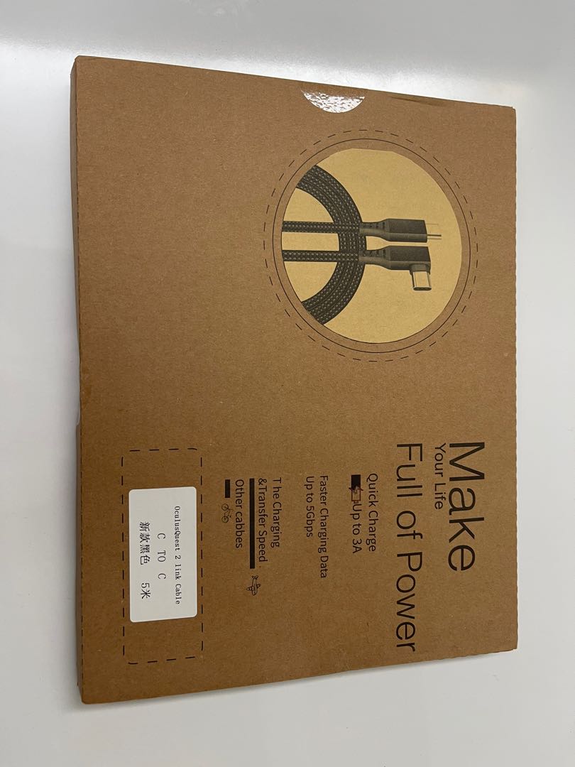 Oculus link cable for VR, Computers & Tech, Parts & Accessories, Cables ...