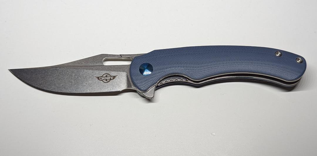 Oknife Splint Grey G10 folding knife, Sports Equipment, Hiking ...