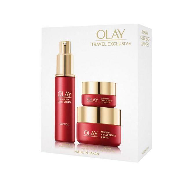 OLAY Regenerist Cellscience Face Essence, Cream, Eye Essence Travel ...