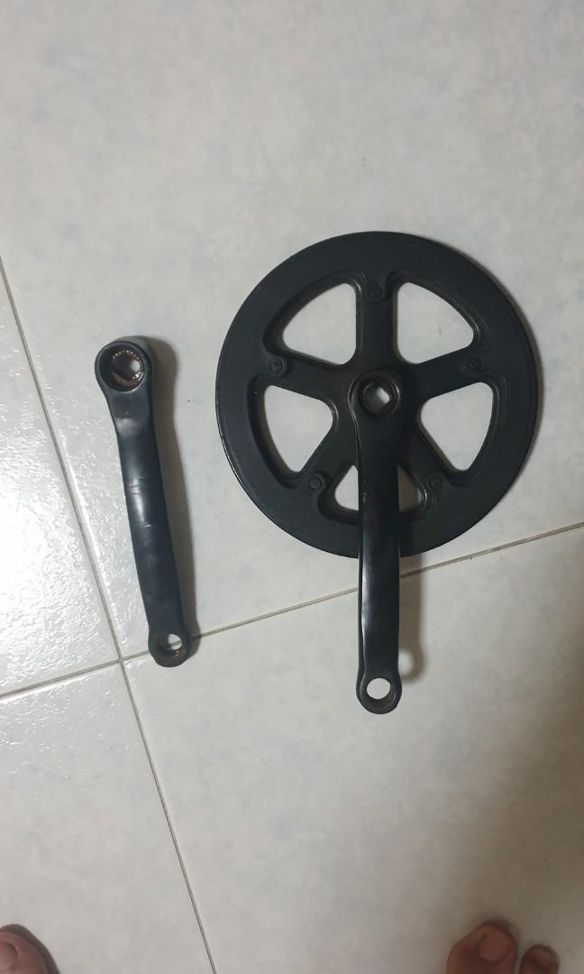Old crank set, Sports Equipment, Bicycles & Parts, Parts & Accessories ...