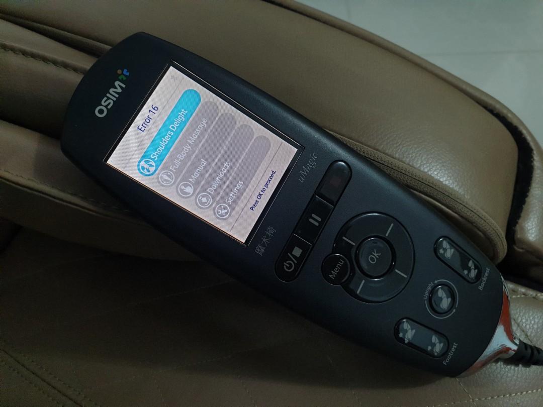 Osim Massage Chair - OS 858 uMagic, Health & Nutrition, Massage Devices ...