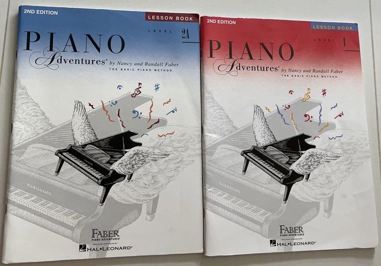 Piano Adventures level 1 and Level 2A, Hobbies & Toys, Music & Media ...