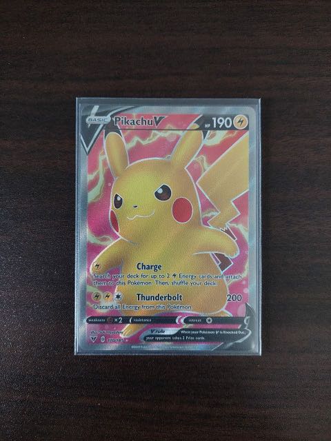 PIKACHU V FULL ART VIVID VOLTAGE POKEMON TCG CARDS MINT NOT CHARIZARD ...