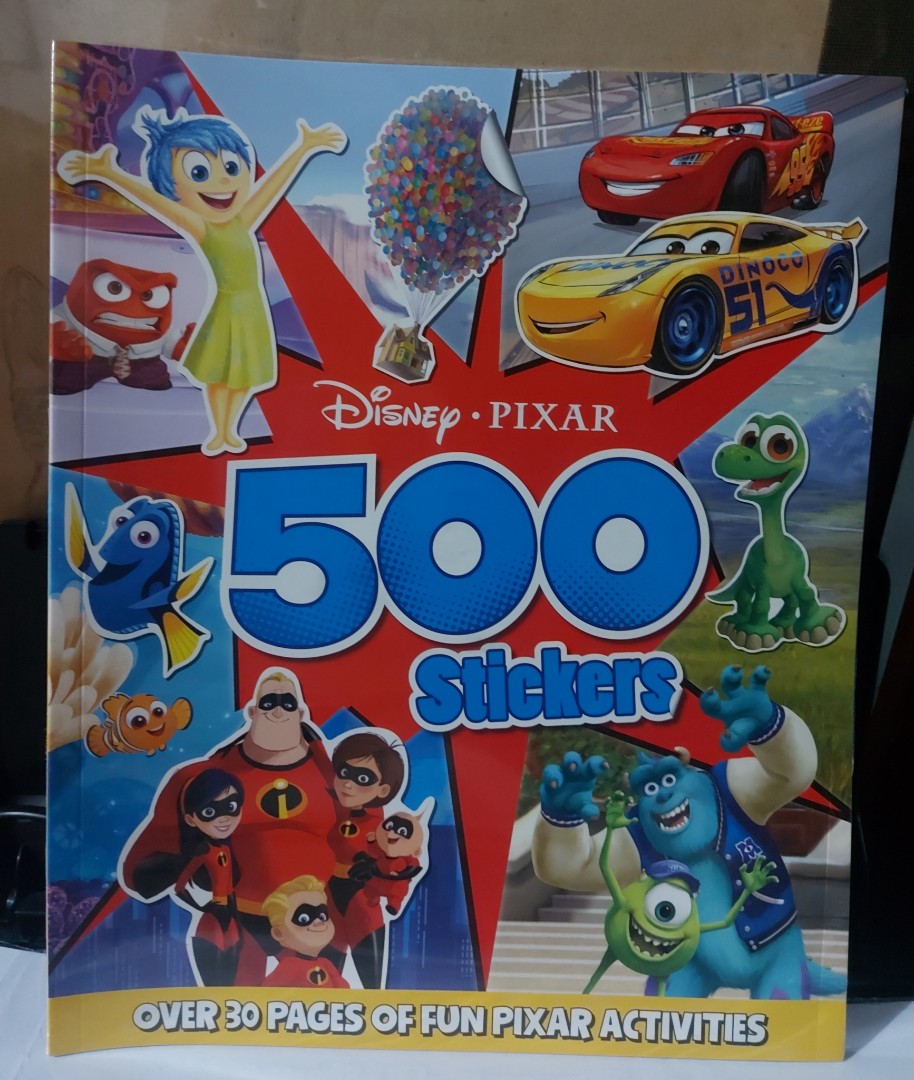 Pixar activity sticker book, Hobbies & Toys, Books & Magazines ...