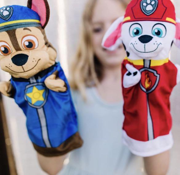 (PO) Melissa & Doug Paw Patrol Hand Puppets Storytelling Buddy Set ...