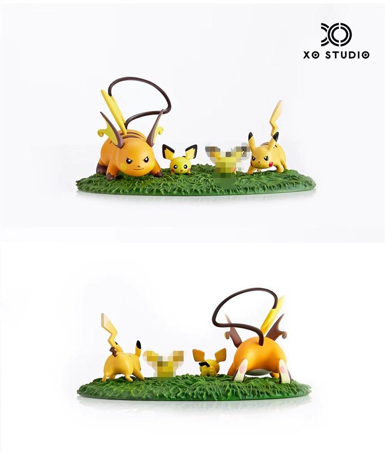 [PO] XO Studio - Pokemon World Zukan Evolution of Raichu Set 1/20 ...