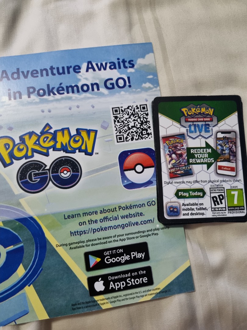 Pokemon TCG Code Cards, Hobbies & Toys, Toys & Games on Carousell