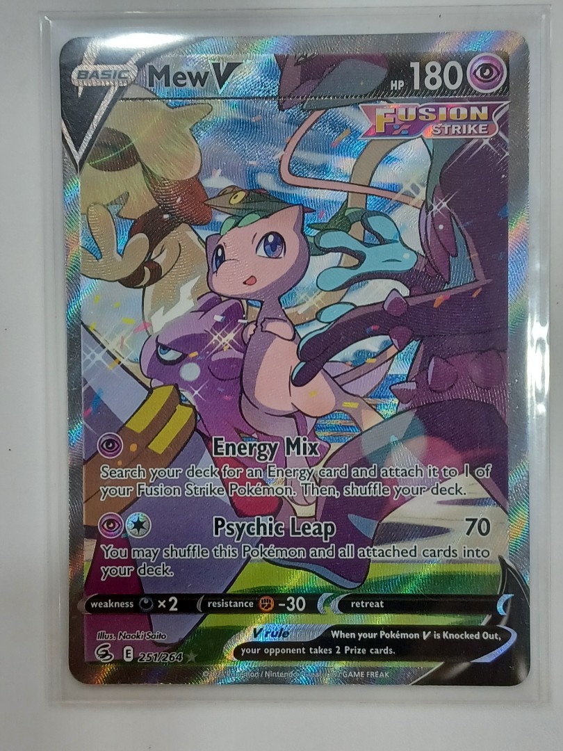 Pokemon TCG Mew V Alt Art 251/264, Hobbies & Toys, Toys & Games on ...