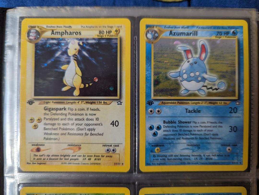 Pokemon TCG neo genesis whole set, 興趣及遊戲, 玩具 & 遊戲類 - Carousell