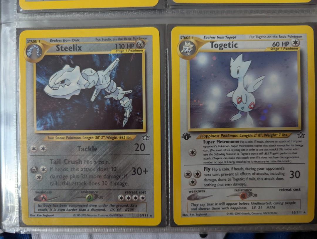 Pokemon TCG neo genesis whole set, 興趣及遊戲, 玩具 & 遊戲類 - Carousell