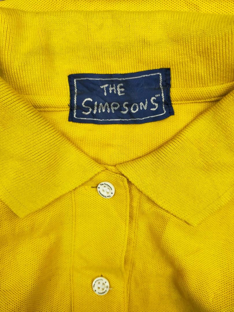 Polo Shirt The Simpsons, Fesyen Pria, Pakaian , Atasan di Carousell