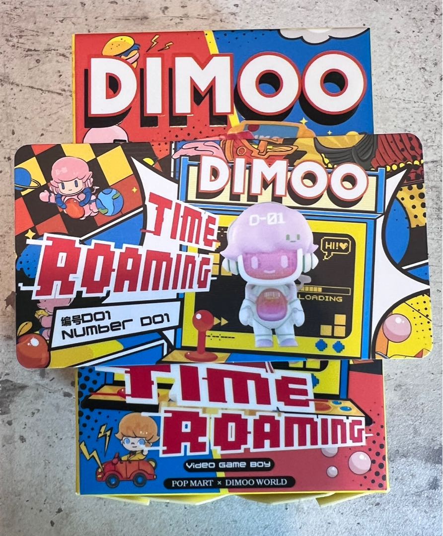 POPMART DIMOO TIME ROAMING - D01, Hobbies & Toys, Toys & Games on Carousell