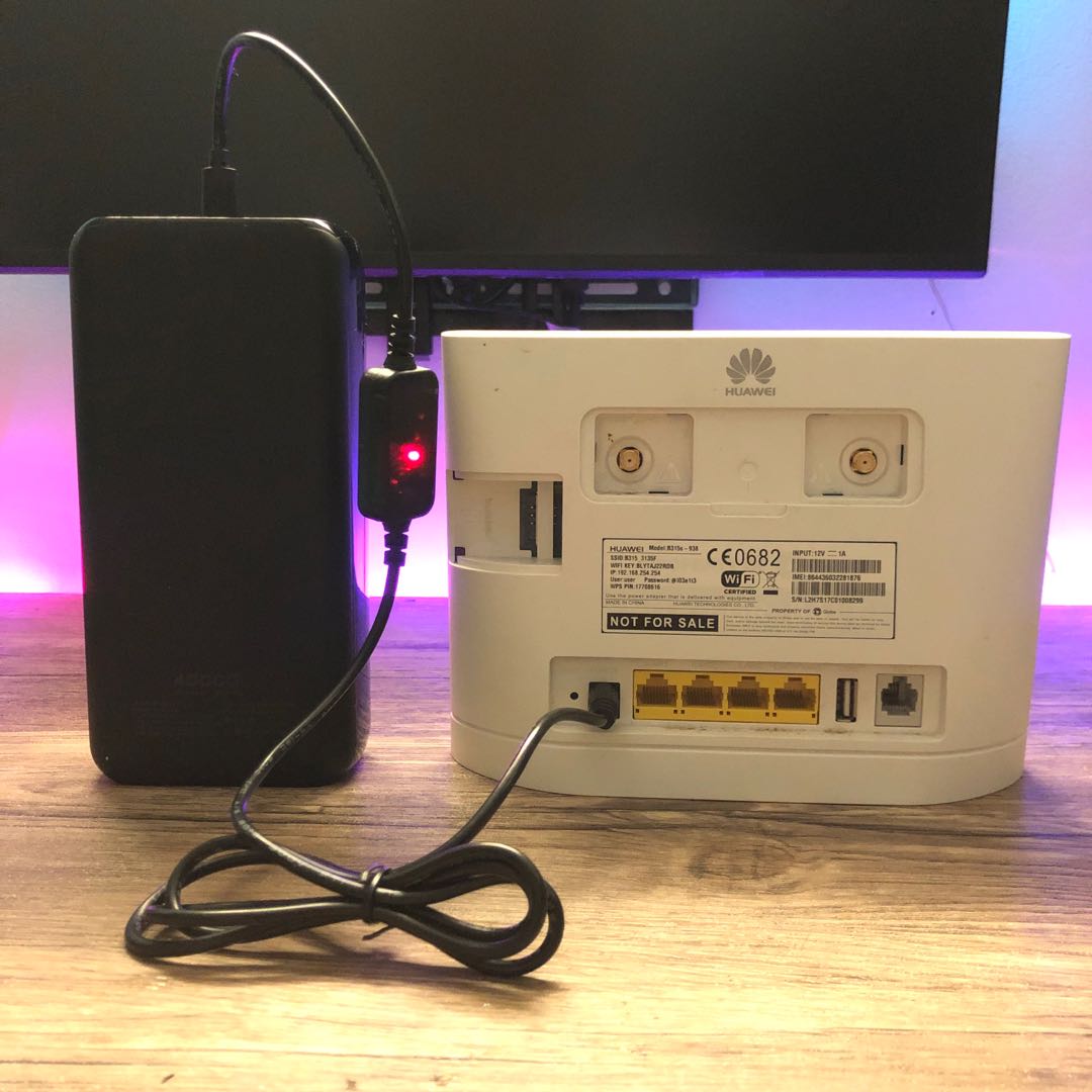 Powerbank to Router Power Backup Bundle | 12V 3A Max Power Output ...