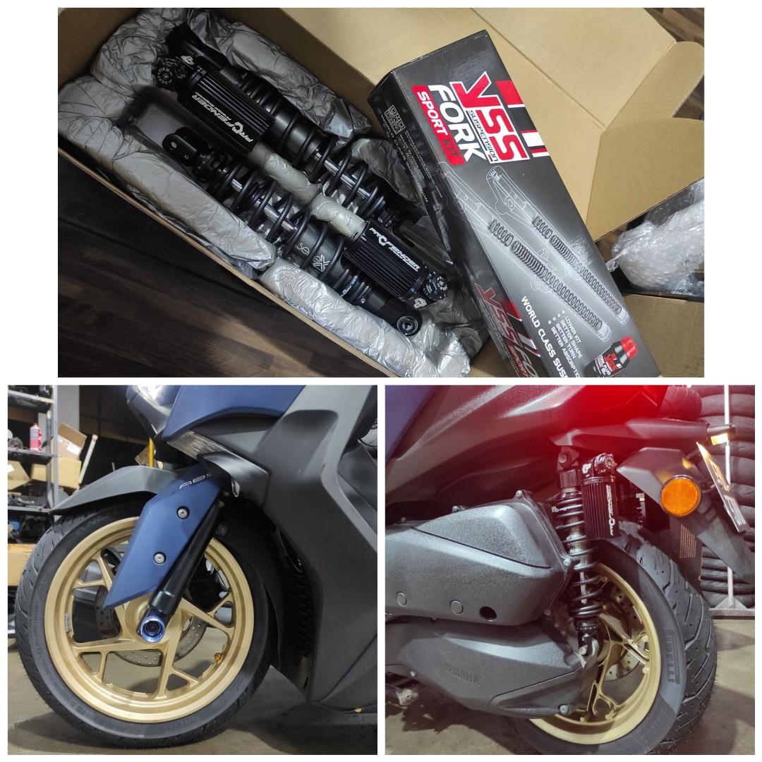 PROFENDER XSERIES LOWERED BLACK + YSS FORK KIT 2INCH LOWERED ...