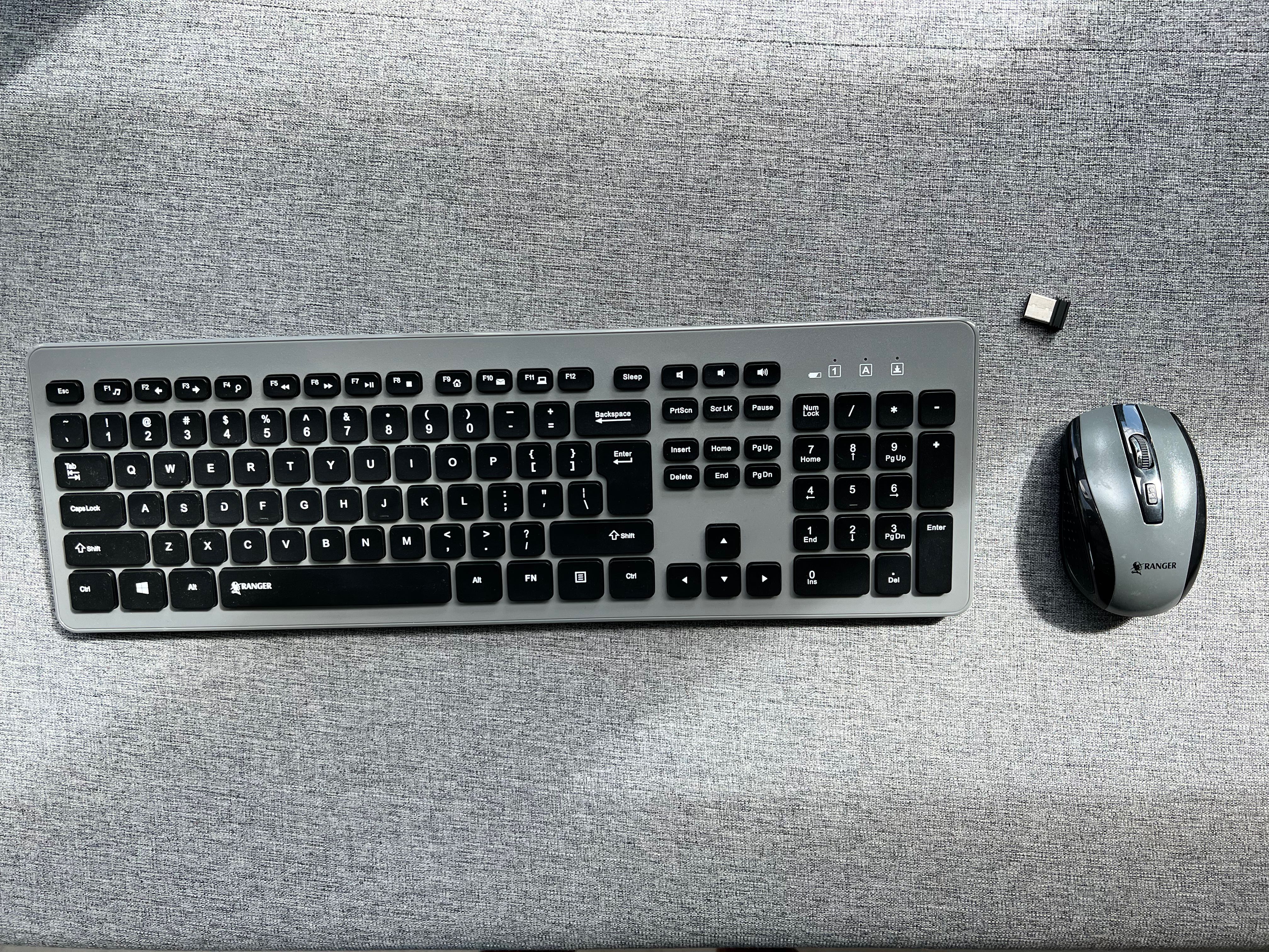 Ranger wireless keyboard and mouse set, Computers & Tech, Parts ...